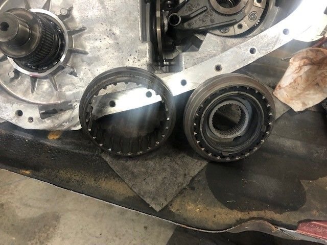 Made a sort of hybrid NP 271 & NP 273 transfer case - Ford Truck ...