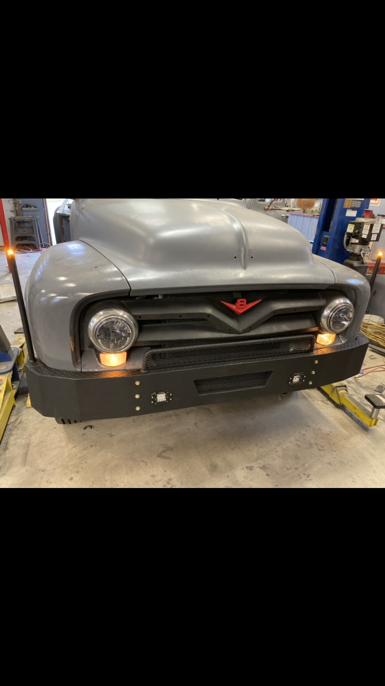 Bumper time quarter inch plate steel homemade front bumper - Ford Truck ...