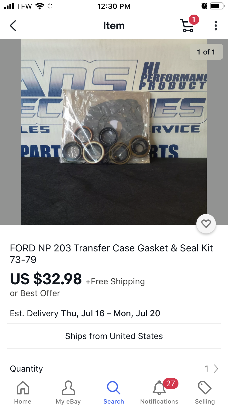 Transfer case -74 highboy - Page 2 - Ford Truck Enthusiasts Forums