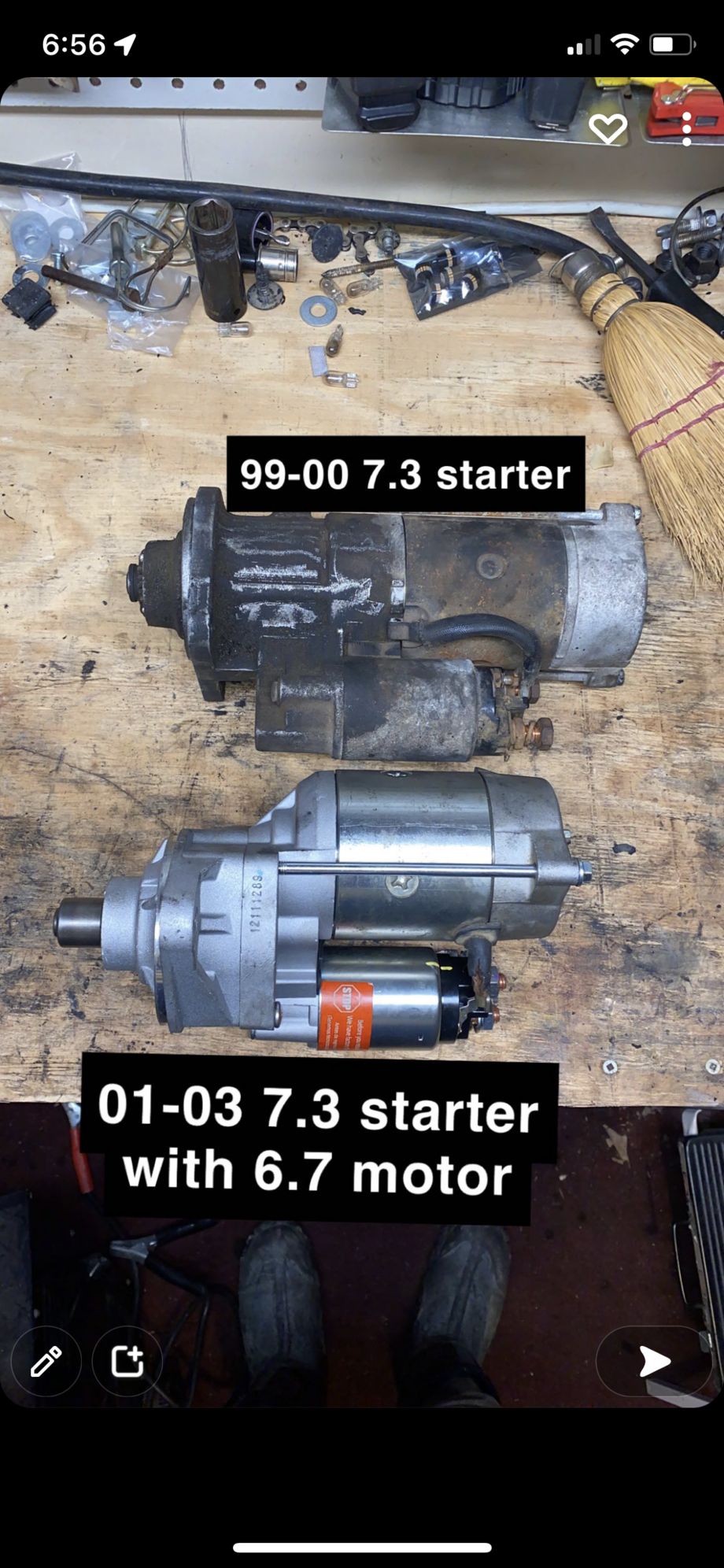 7.3 to 6.7 Starter Mod w/ Pictures - Page 4 - Ford Truck Enthusiasts Forums