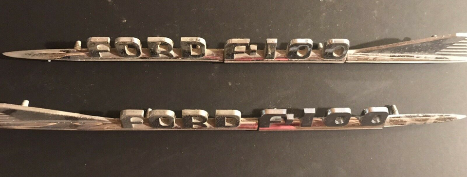 Wanted: hood spear emblems for 1958 F-100 - Ford Truck Enthusiasts Forums
