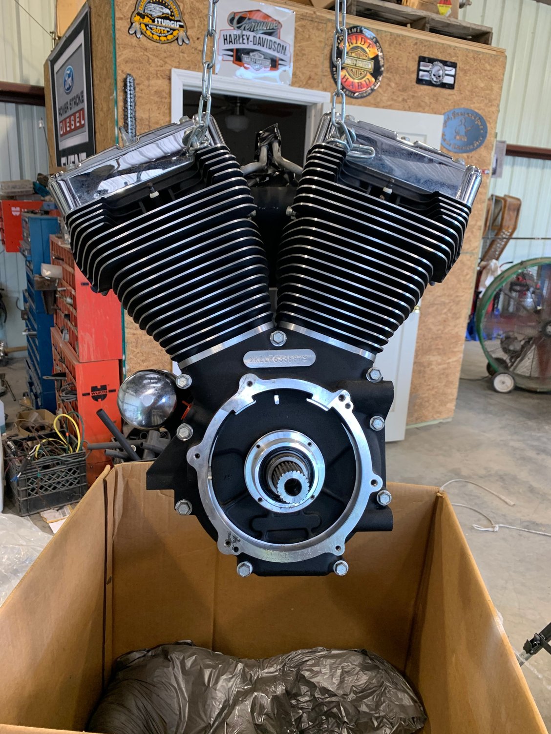 Engine swap - Harley Davidson Forums