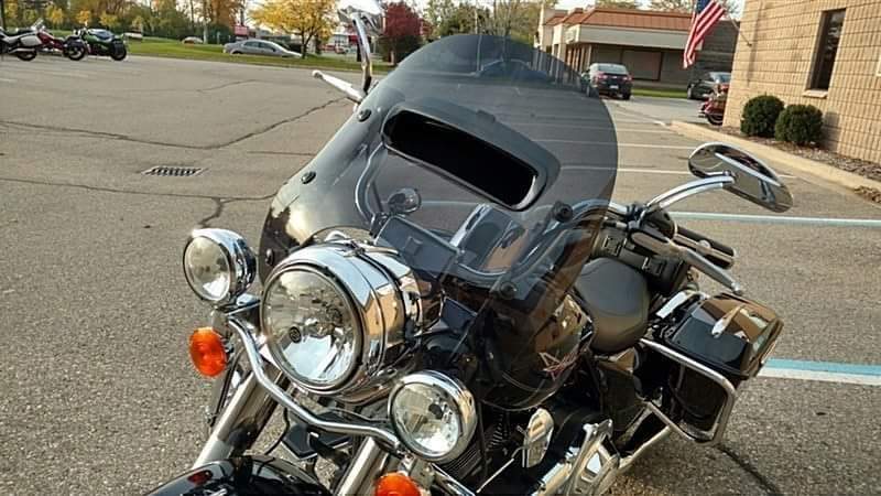 Hd Wind Splitter Windshield On Fat Boy Lo