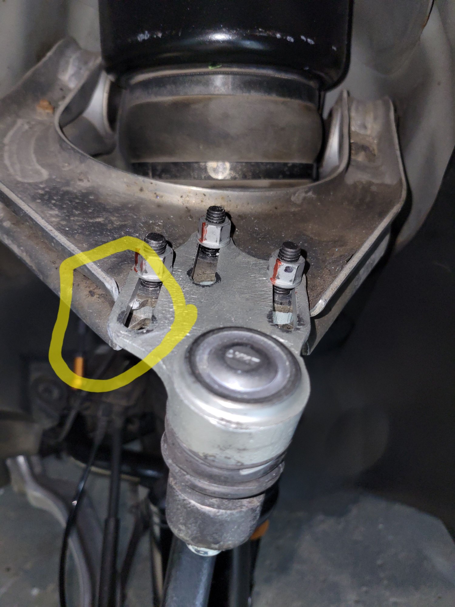 Think I'm finally gonna go straight. Severe tire wear = ball joint ...