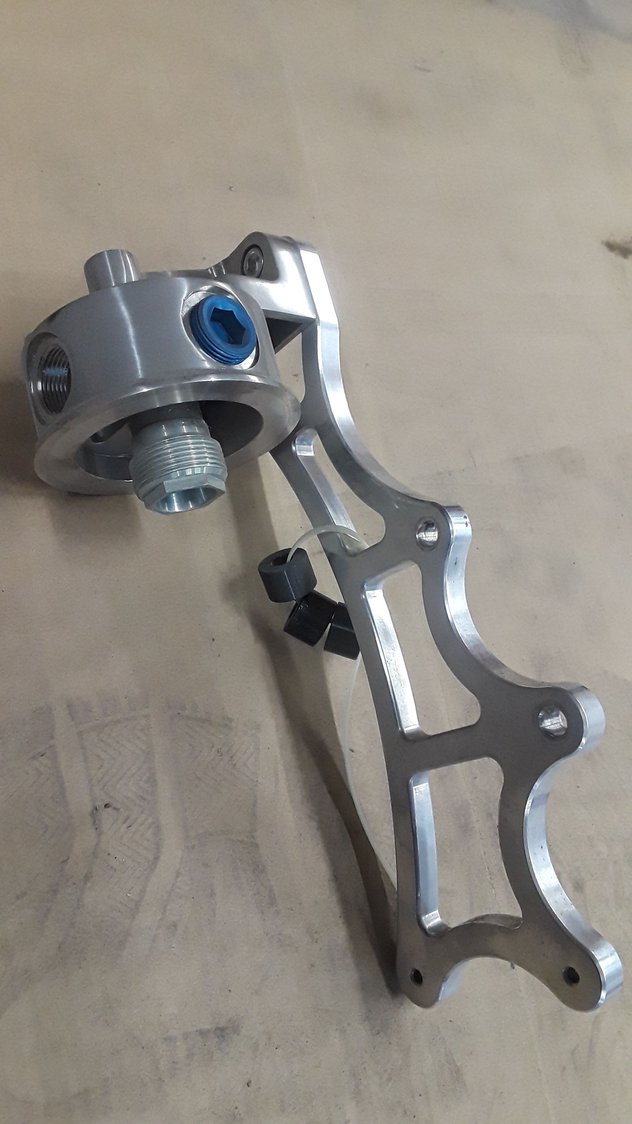 Hardin marine hp4/hp6 polished oil filter head - Offshoreonly.com