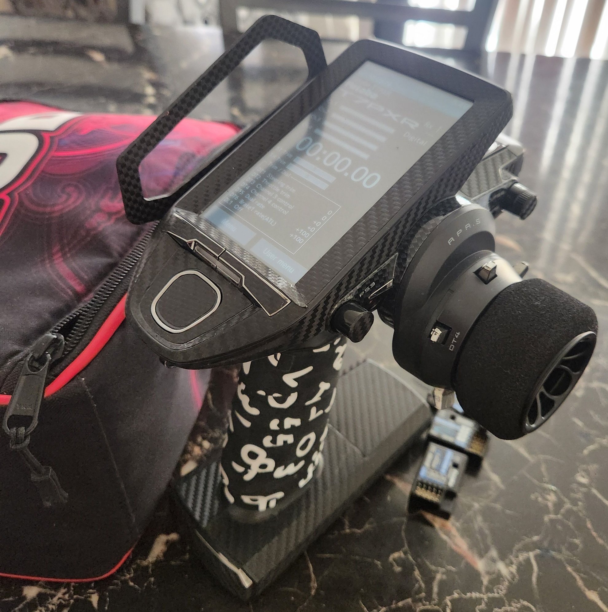 Futaba 7PX - Carbon Fiber with R-Design wheel and Hudy Carry bag - R/C ...