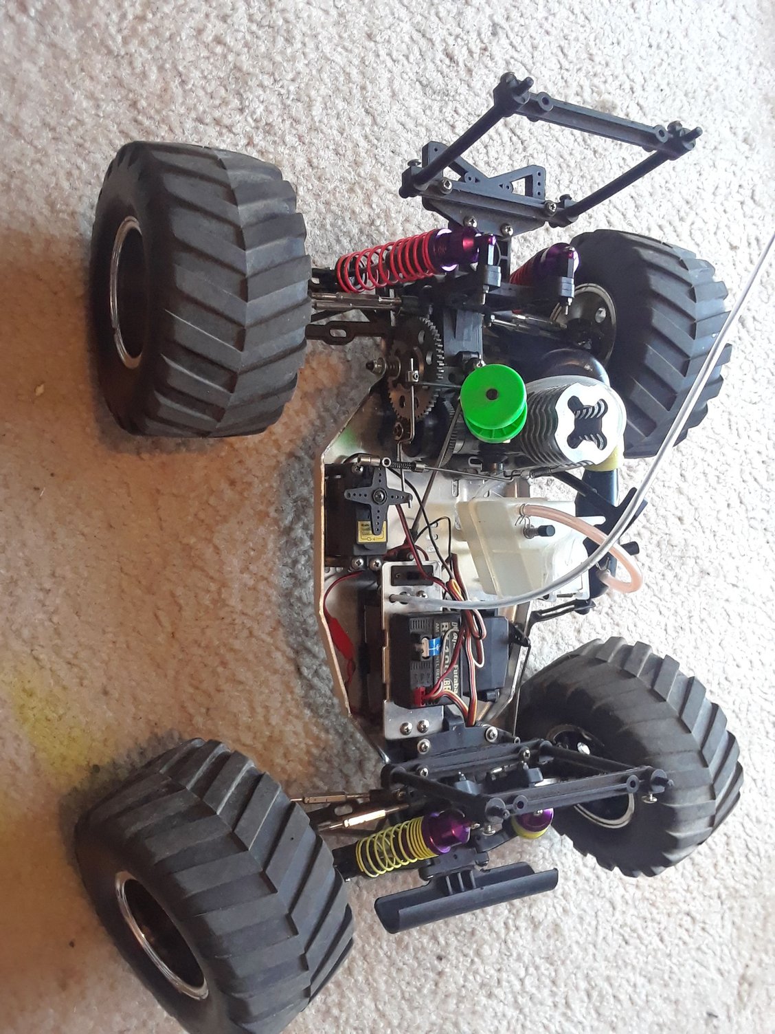 RARE NITRO VINTAGE DuraTrax Maximum MT Radio Controlled Truck - R/C ...