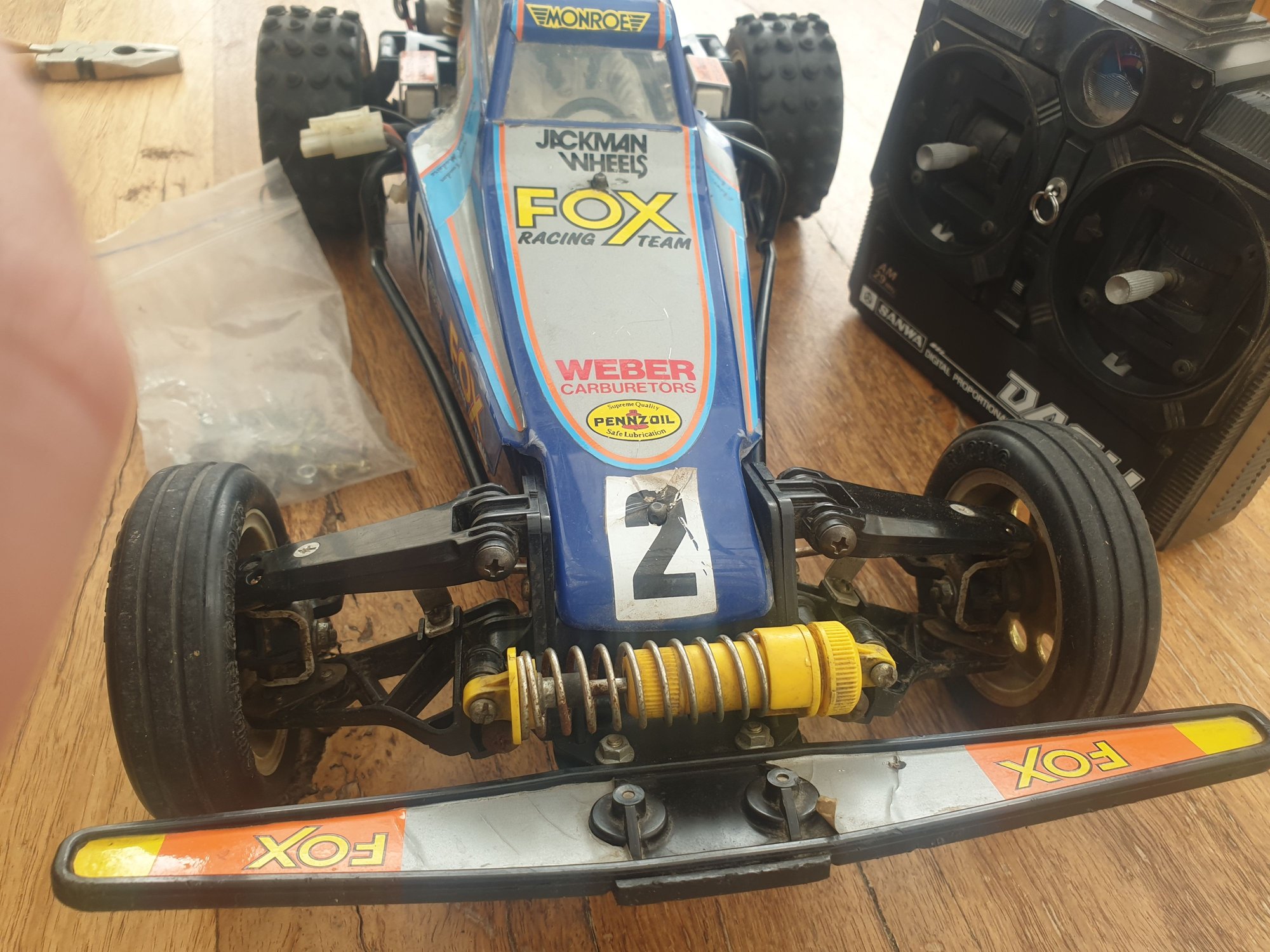 Vintage tamiya fox #2 complete with radio $300 - R/C Tech Forums