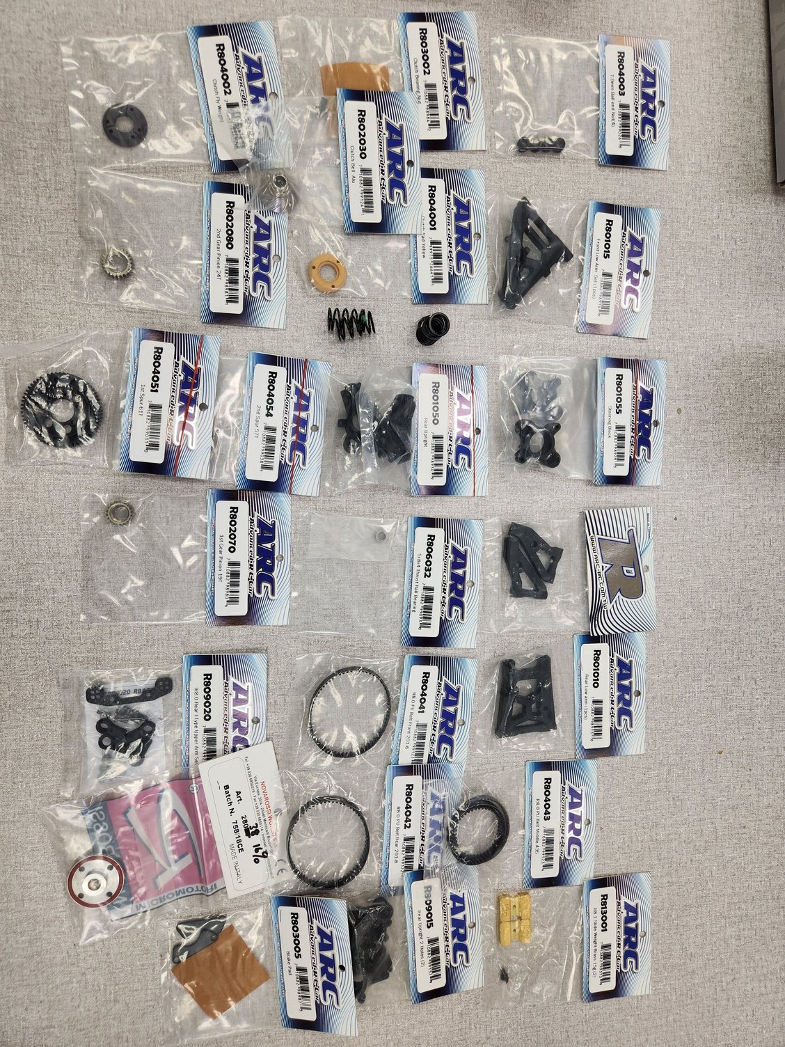 Arc R8.1 ARTR Novarossi Mephisto, Savox 1268 Black servos, a ton of NIP spares - R/C Tech Forums