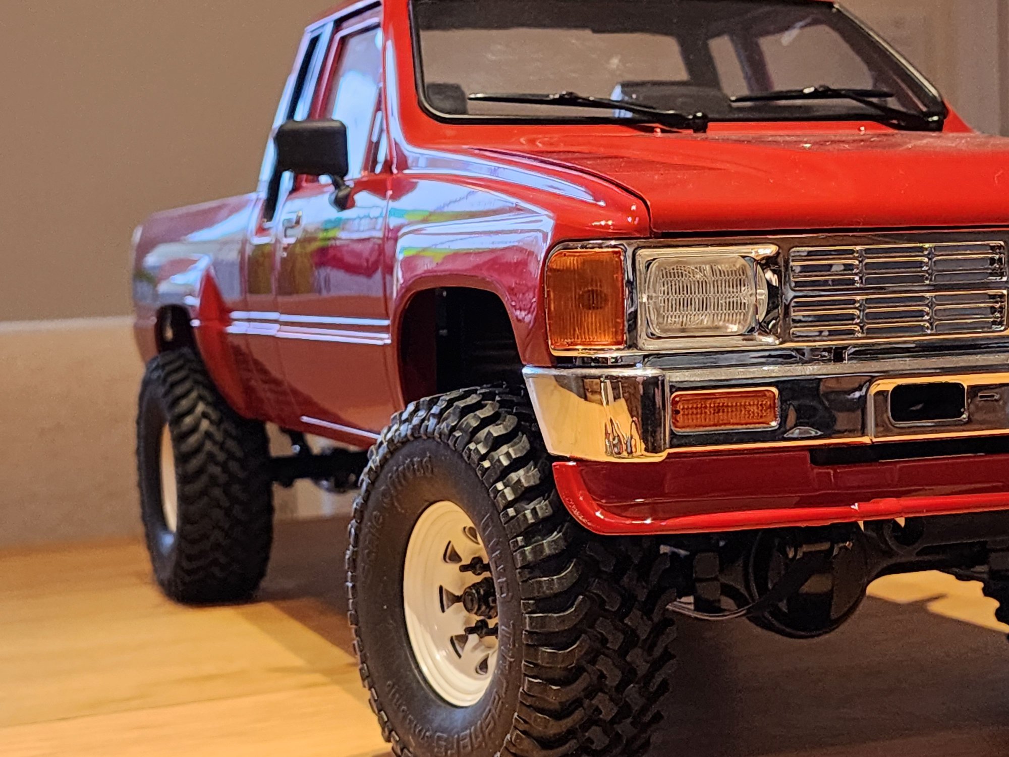 RC4WD TF2 LWB, Painted Xtra Cab body and Hobbywing Fusion SE 1800kv ...