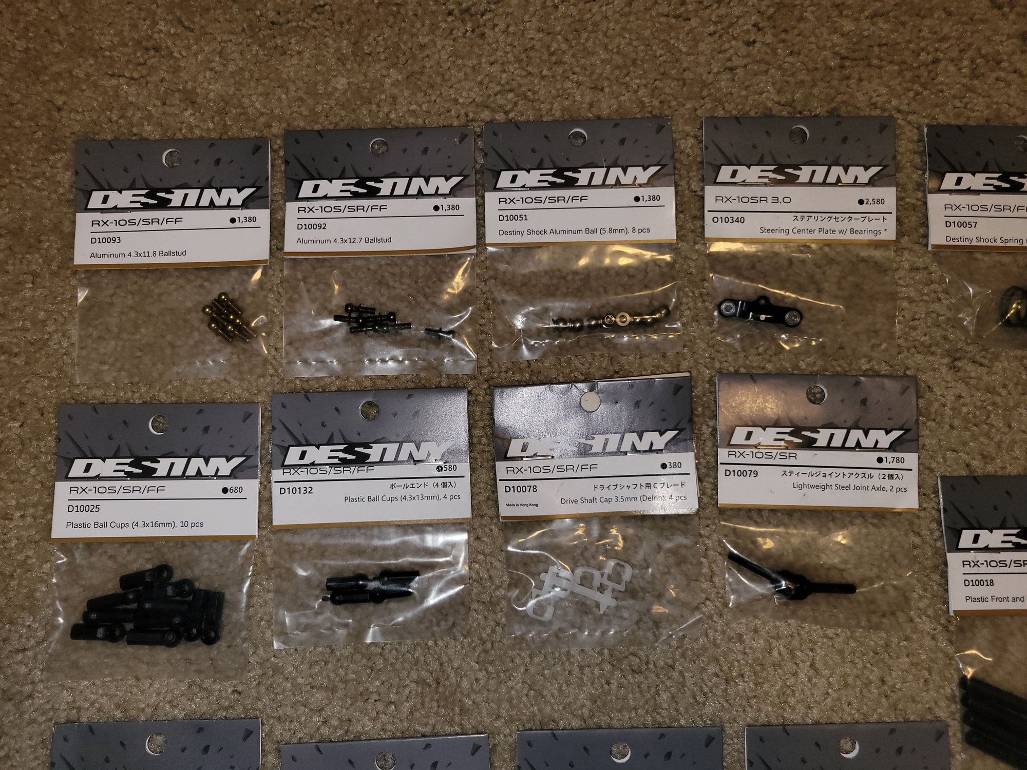 Destiny RX-10SR 3.0 with Spares - R/C Tech Forums