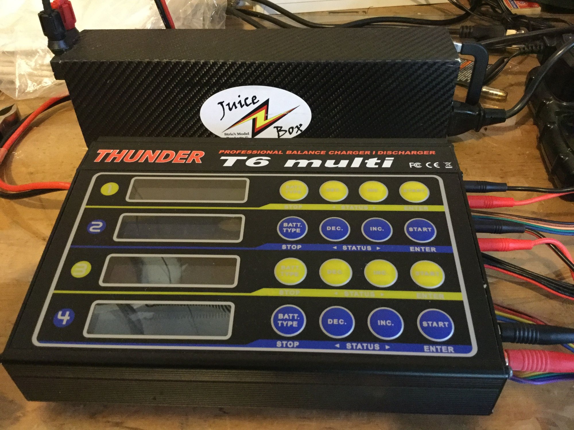 Thunder T6 DC quad charger with juice box power supply - R/C Tech Forums