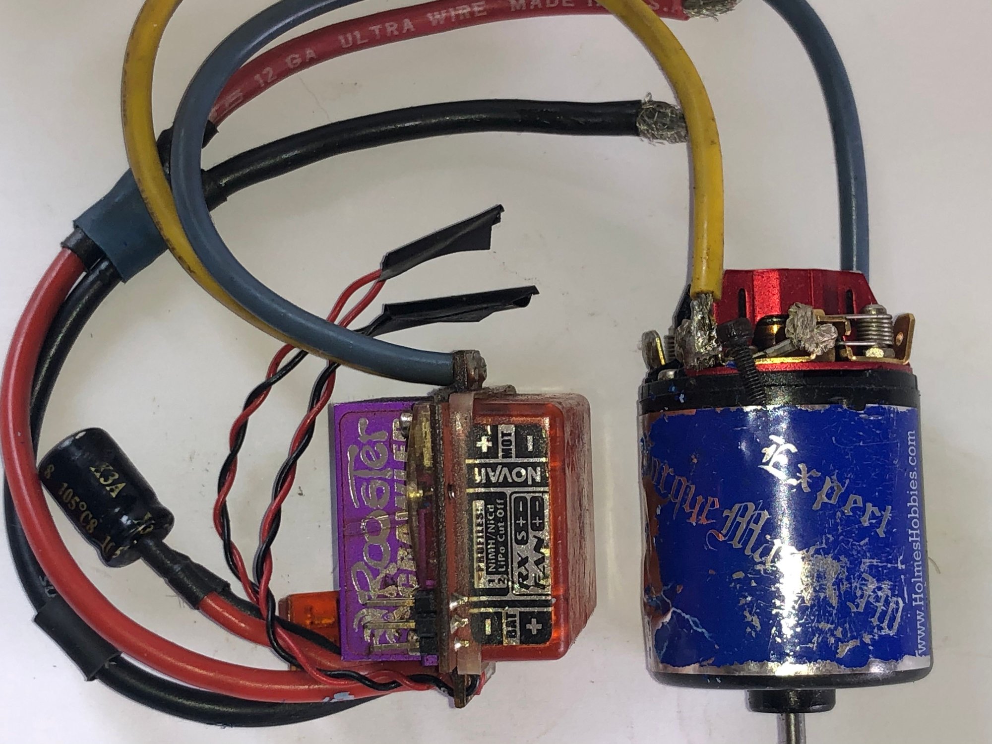 Vintage Novak Rooster esc 27t brushed motor - R/C Tech Forums