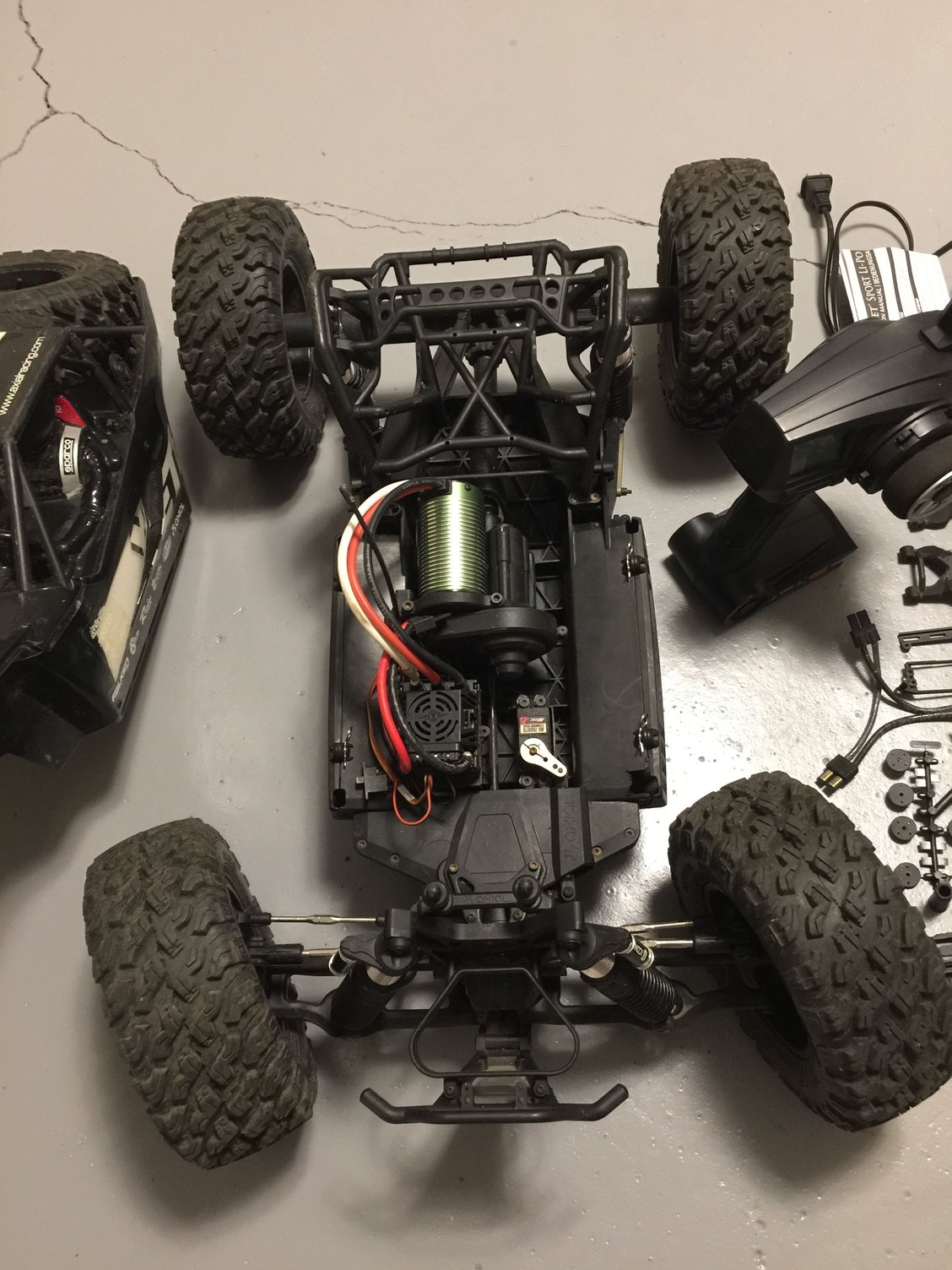 RTR Axial Yeti XL Kit Version Brushless Castle Creations Hitec Servo ...