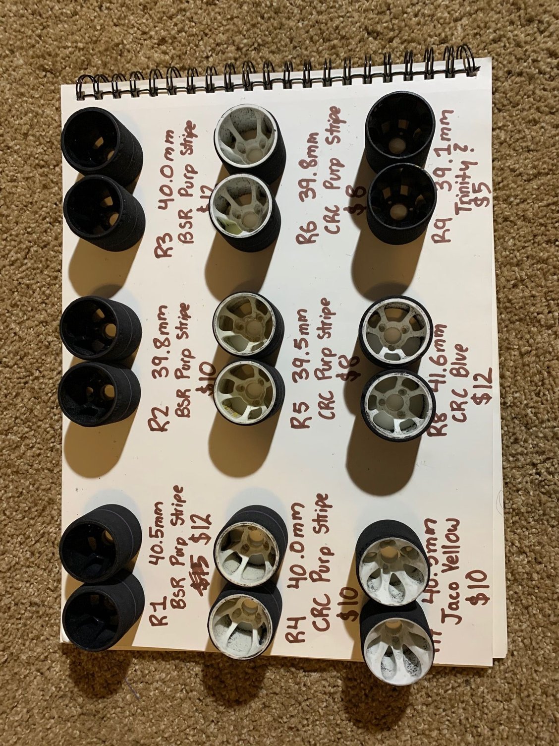 1/12 Foam Tires - BSR/CRC Purple Stripes, USGT Spec Tires - R/C Tech Forums