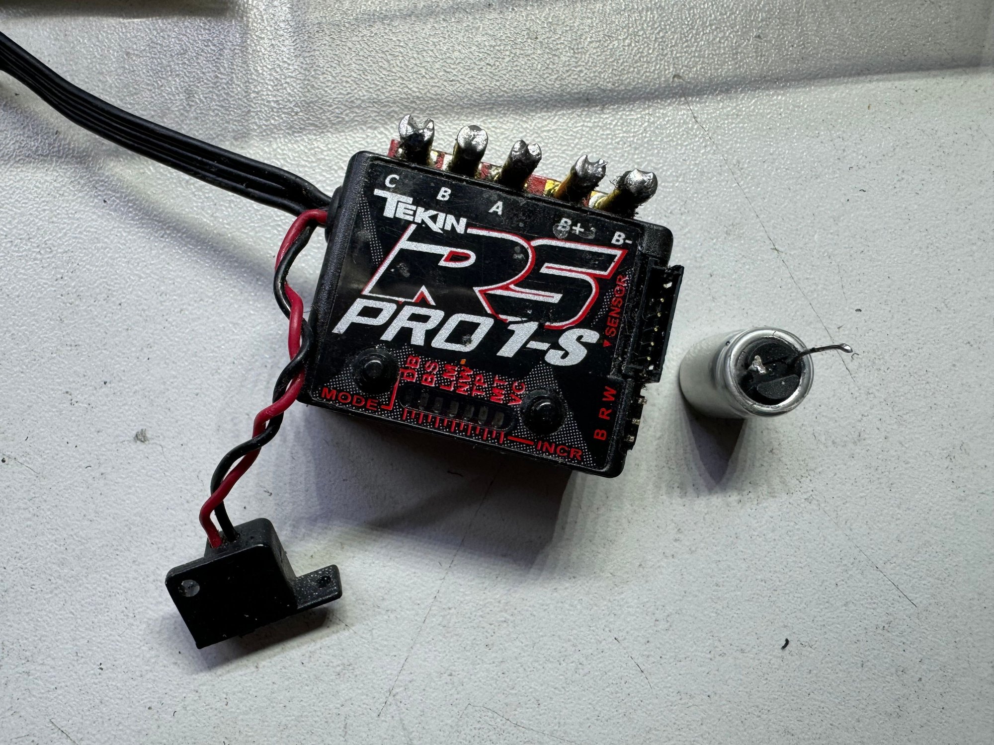 Qty 2 USED Tekin 1s RS PRO 1S Black Edition Sensored Brushless ESC - R ...