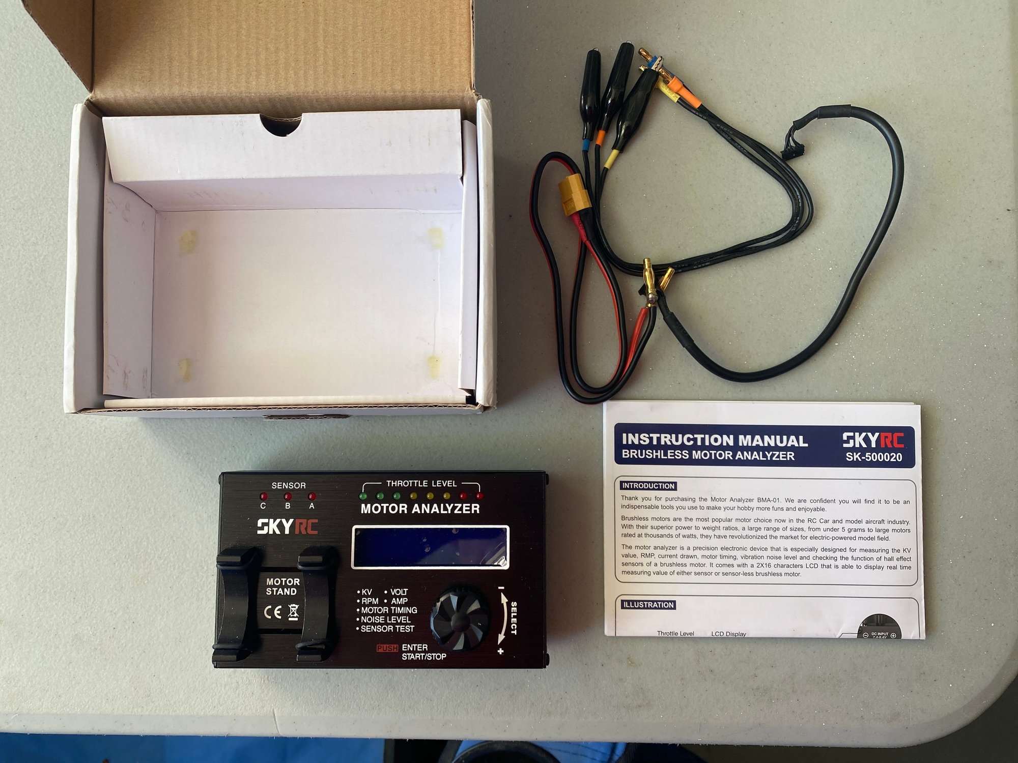 SKYRC Brushless Motor Analyzer BMA-01 - R/C Tech Forums