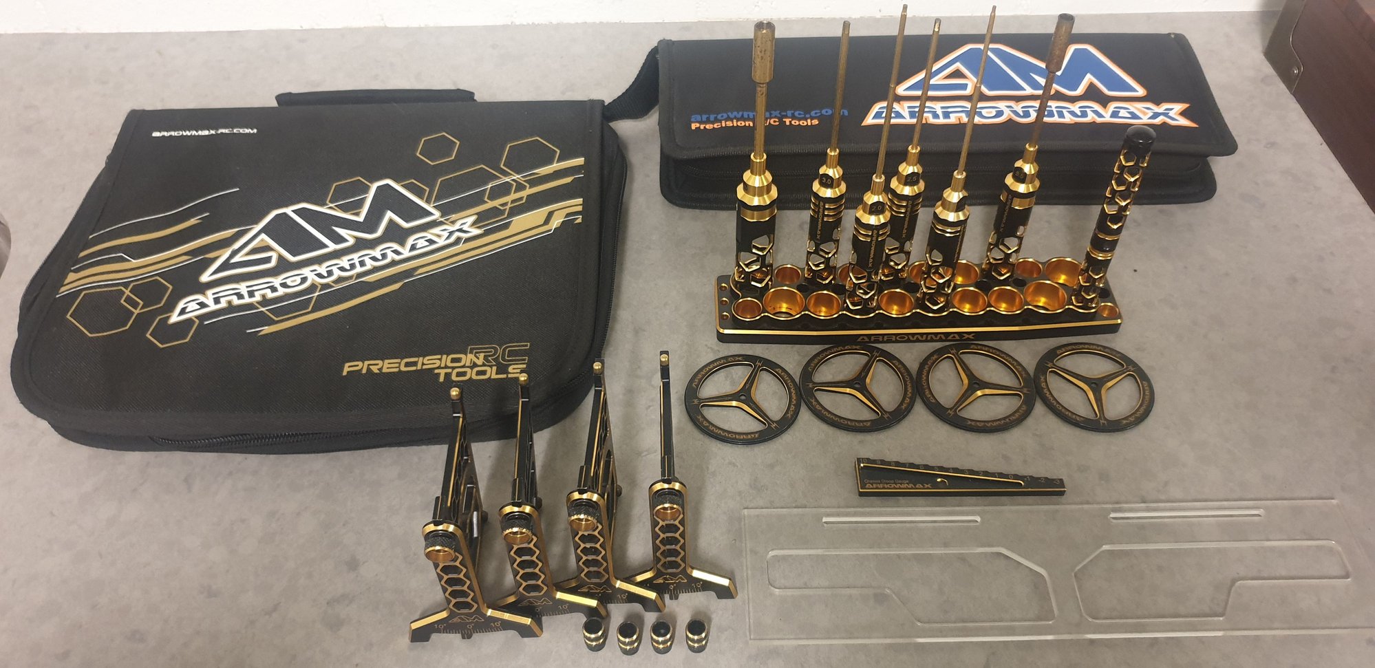 Arrowmax Black Gold Honeycomb Tools - R/C Tech Forums