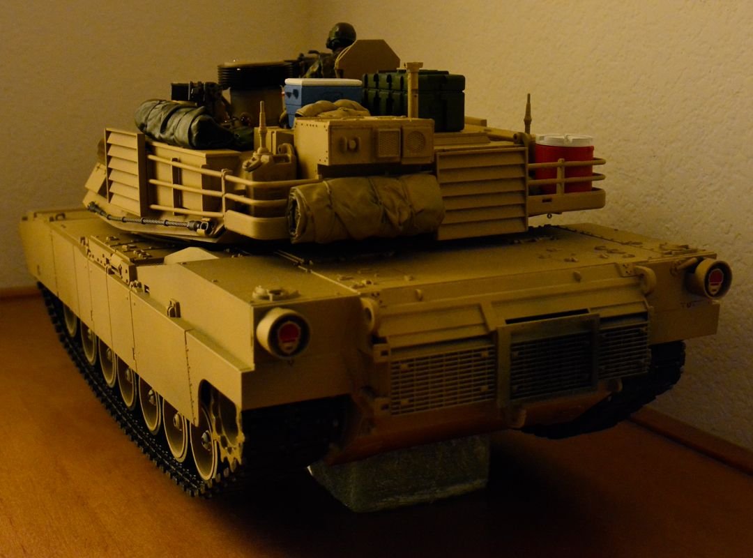 Tamiya Abrams M1A2 Rebuild, Repaint + Working RC Setup. - RCU Forums
