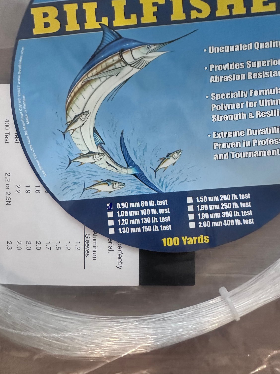5 New 100yd Offshore Mono Leaders 80-130lb - The Hull Truth - Boating ...