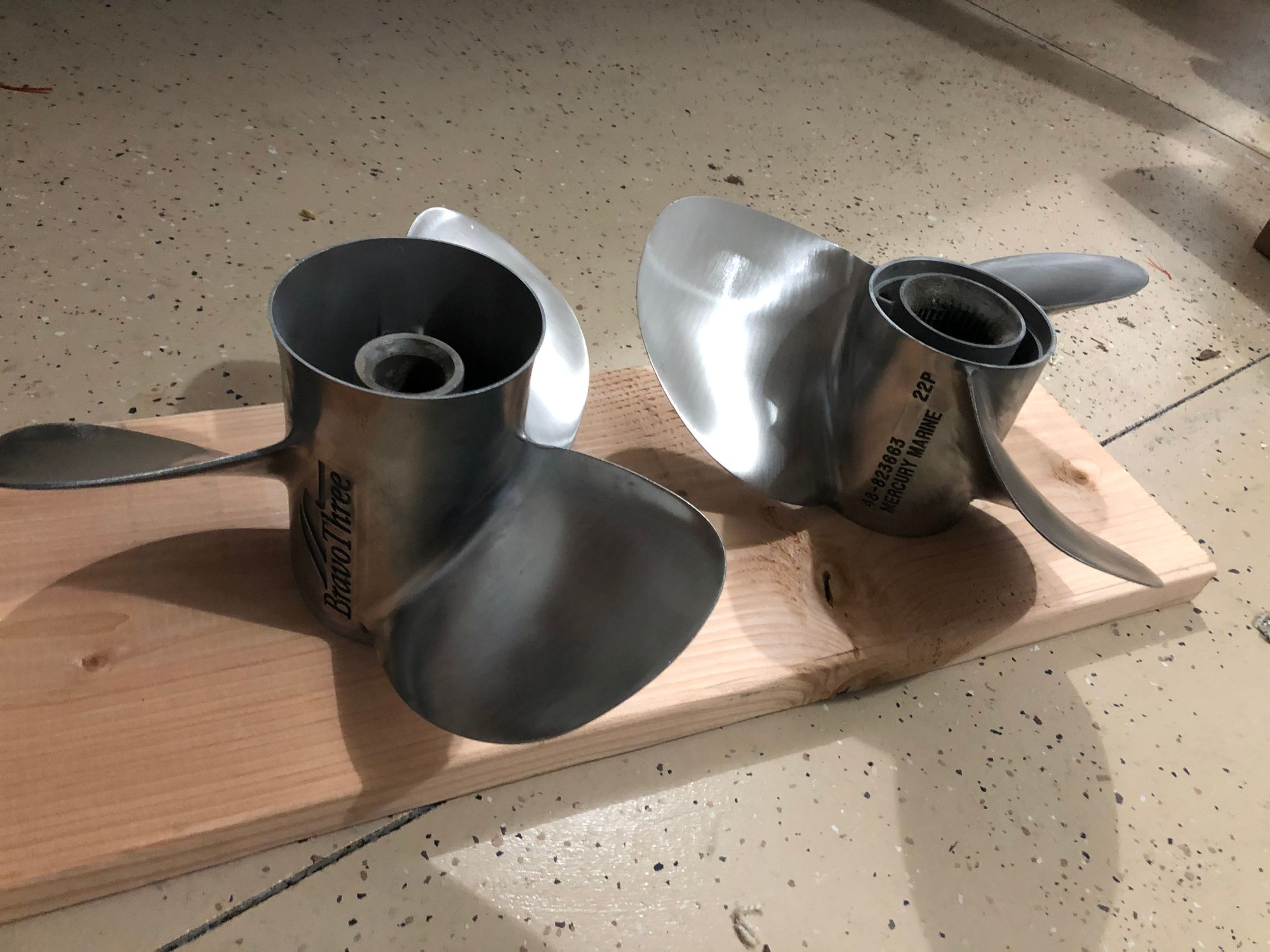 The Hull Truth - Boating and Fishing Forum - Bravo Three Prop set ...