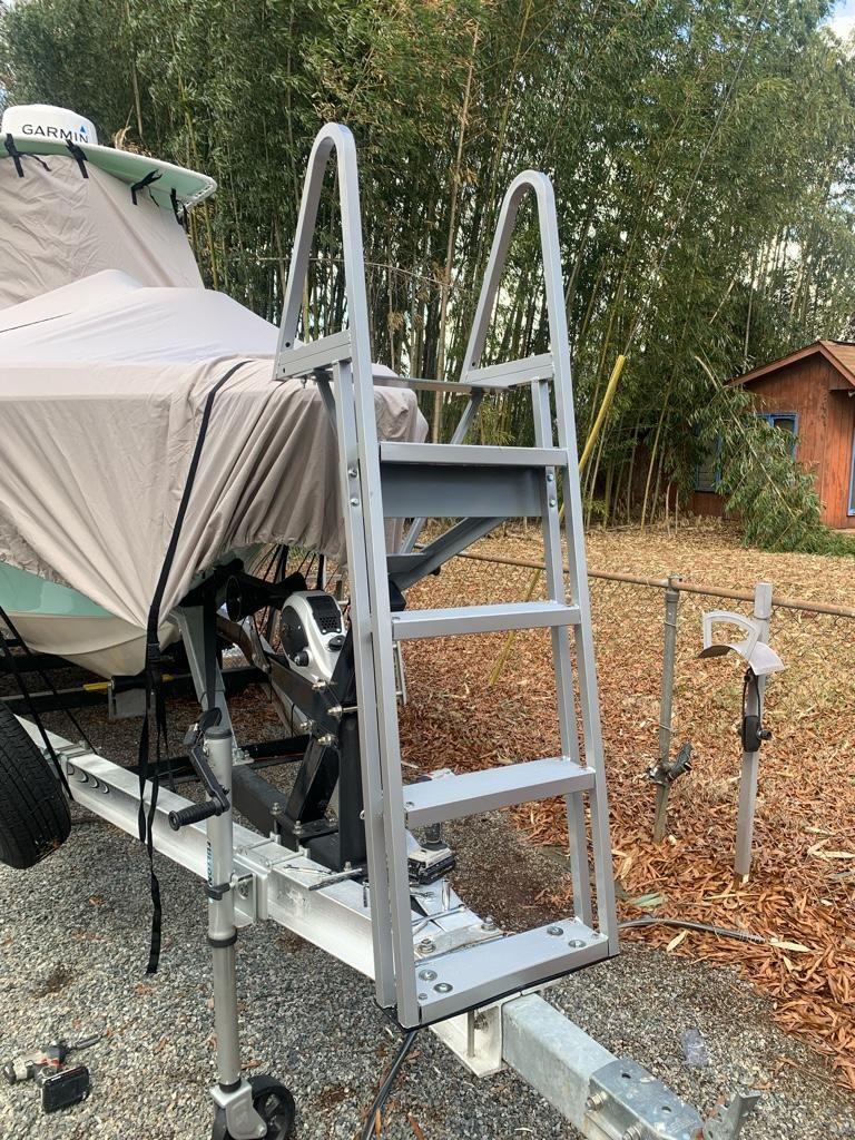Trailer Bow Steps / Ladder - The Hull Truth - Boating and Fishing Forum