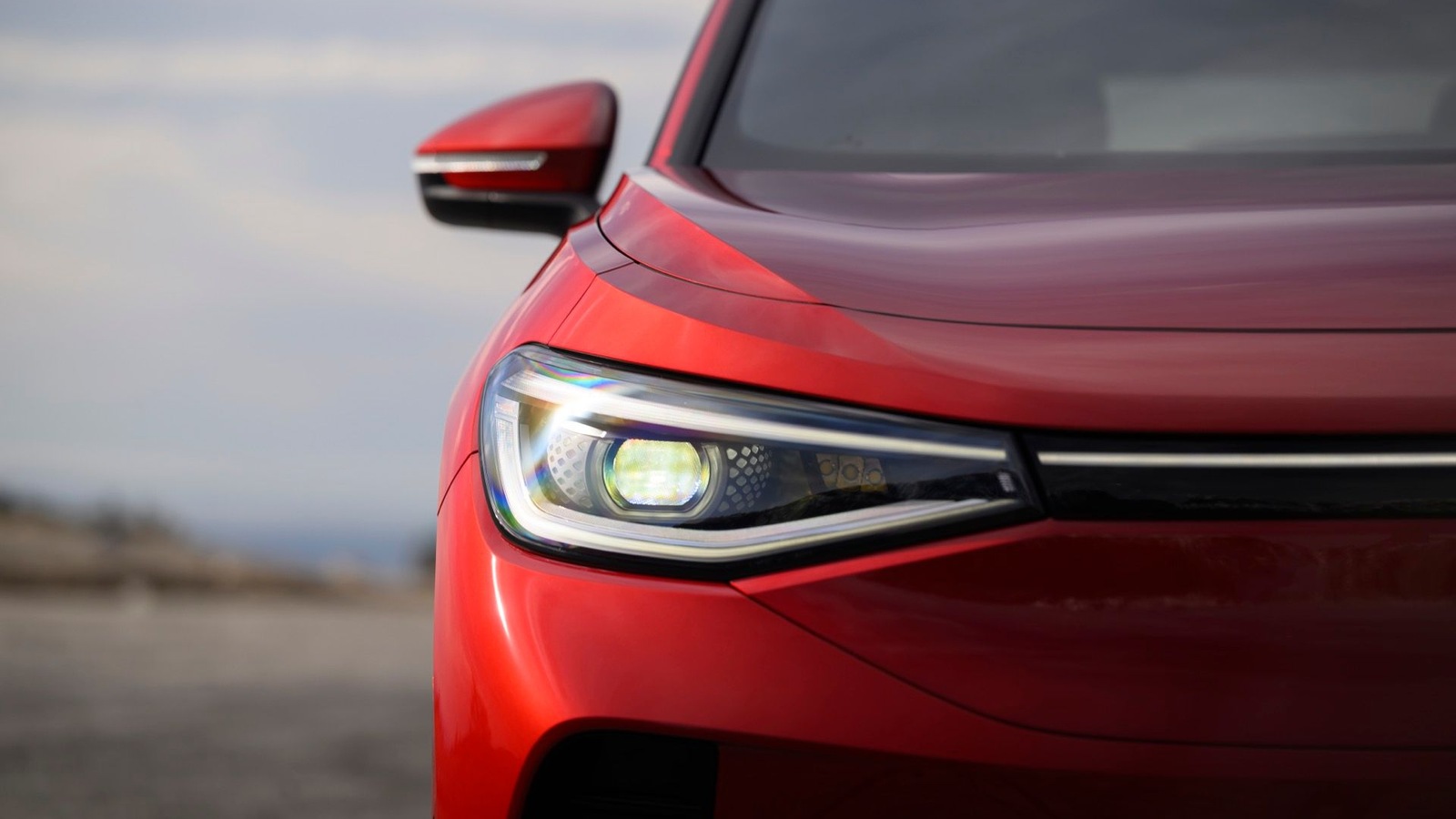 ID Light feature inside VW ID 3 electric car communicates without clutter