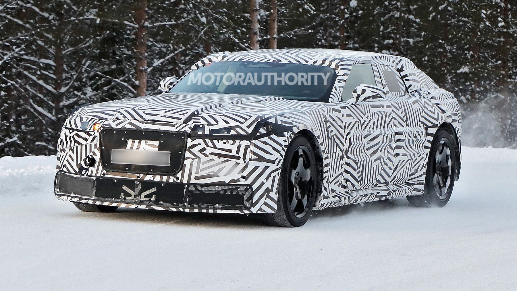 Jaguar spied testing production version of Type 00 concept