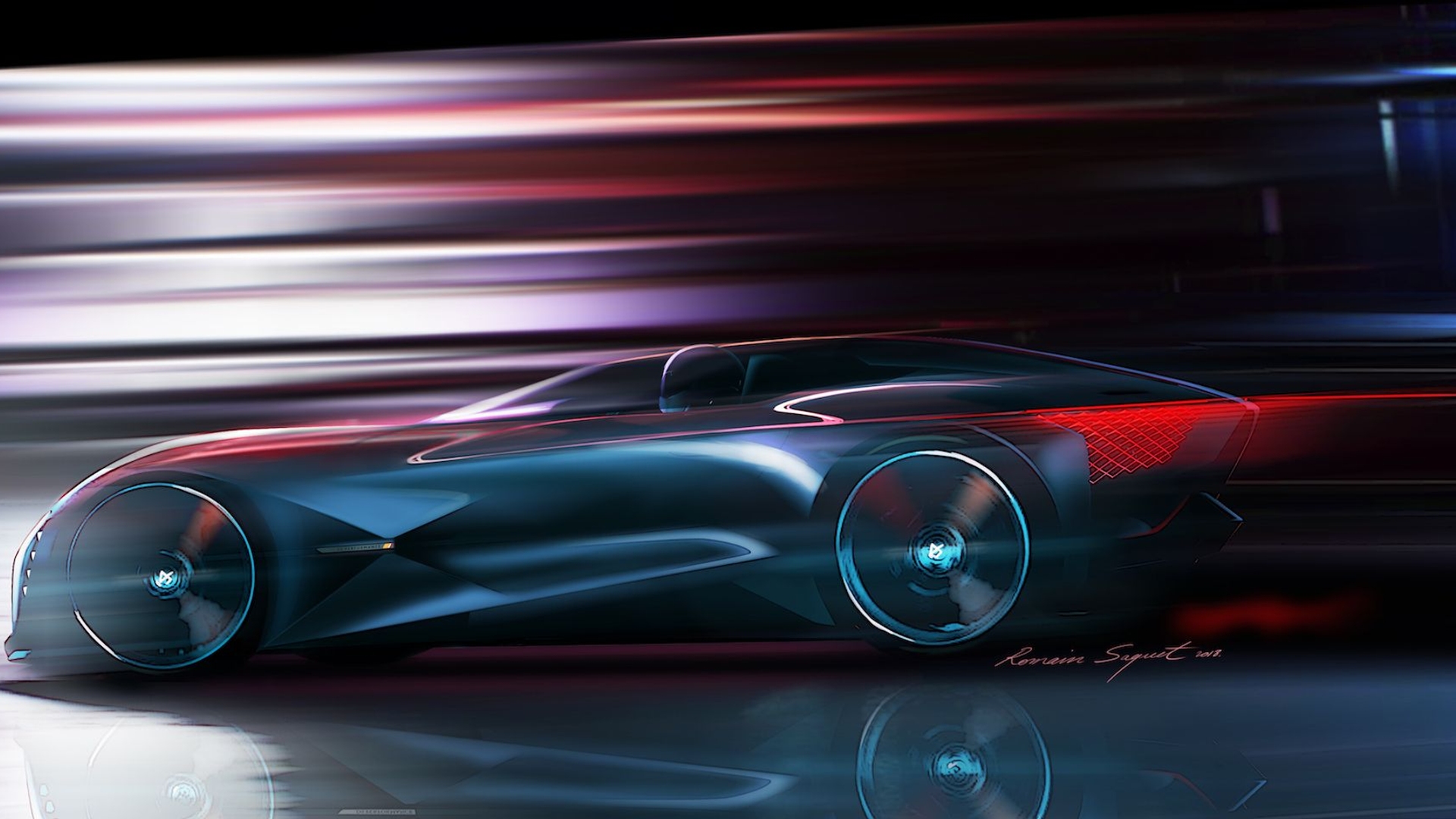 DS X E-Tense is a futuristic supercar with Formula E engineering