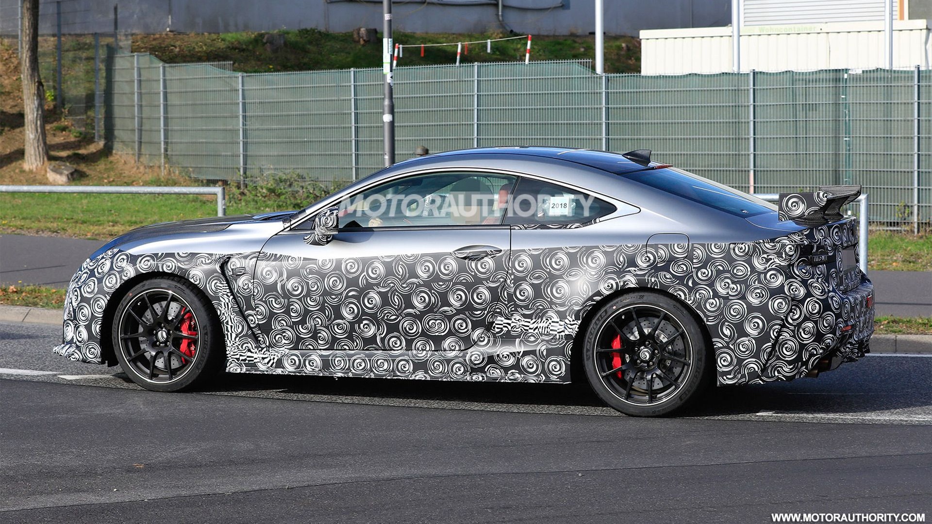 2020 Lexus RC F Track Edition spy shots