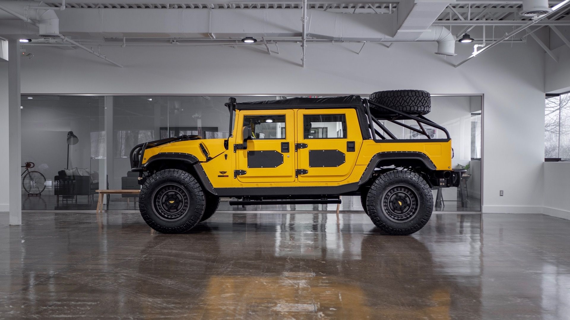 Bright yellow Mil-Spec M1-R is an 800-hp go-anywhere, look-at-me off ...