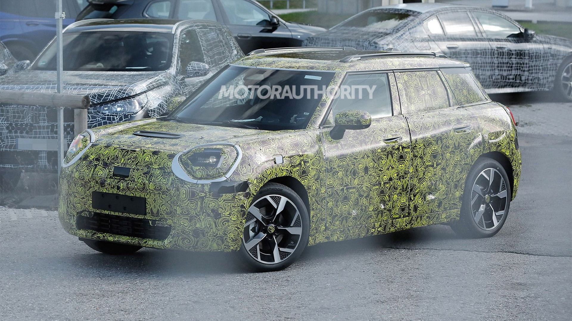 2025 Mini Aceman spy shots: New electric crossover spotted