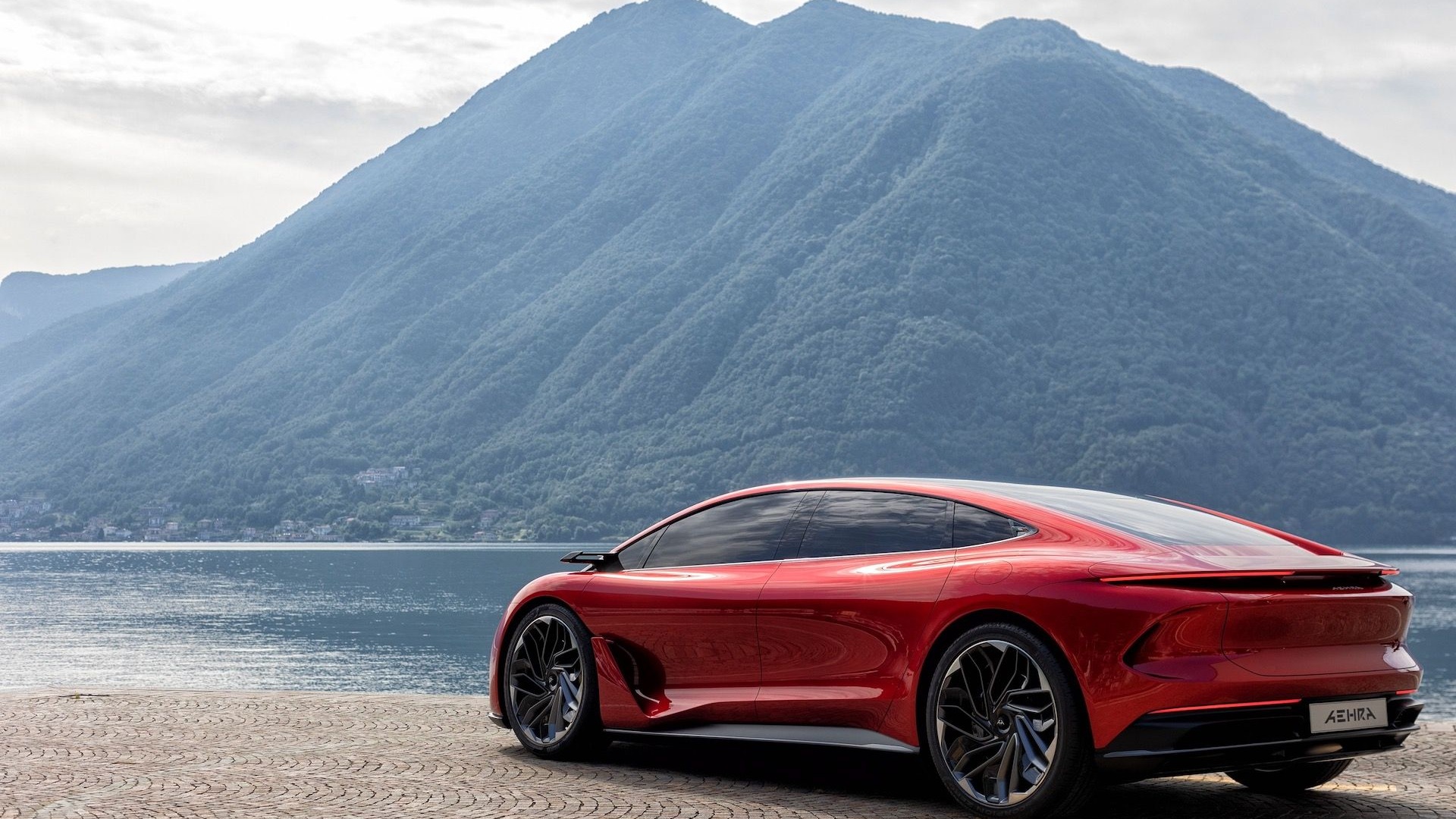 Aehra unveils electric sedan penned by ex-Lamborghini designer