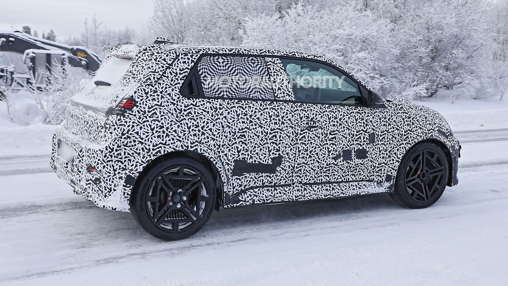 2024 Alpine A290 electric hot hatch spied for first time