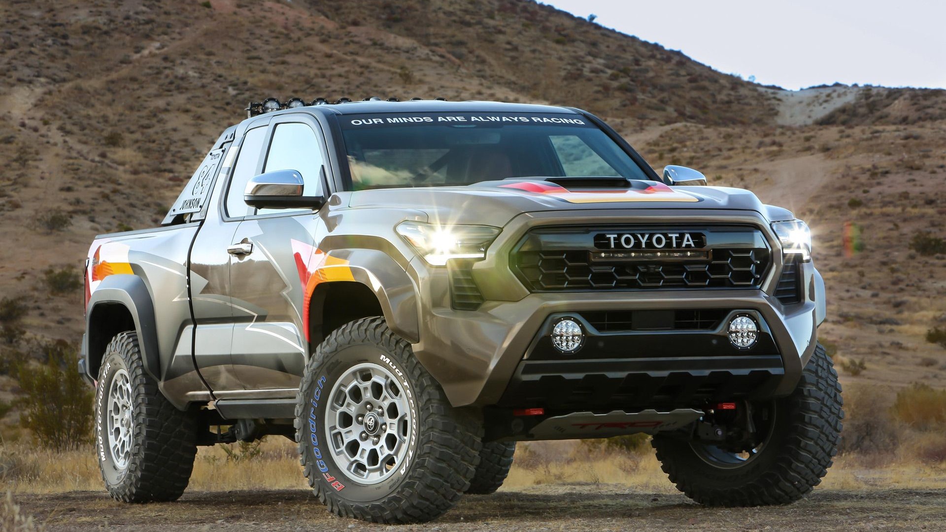 Toyota Tacoma TRD ProRunner concept imagines a Baja racer