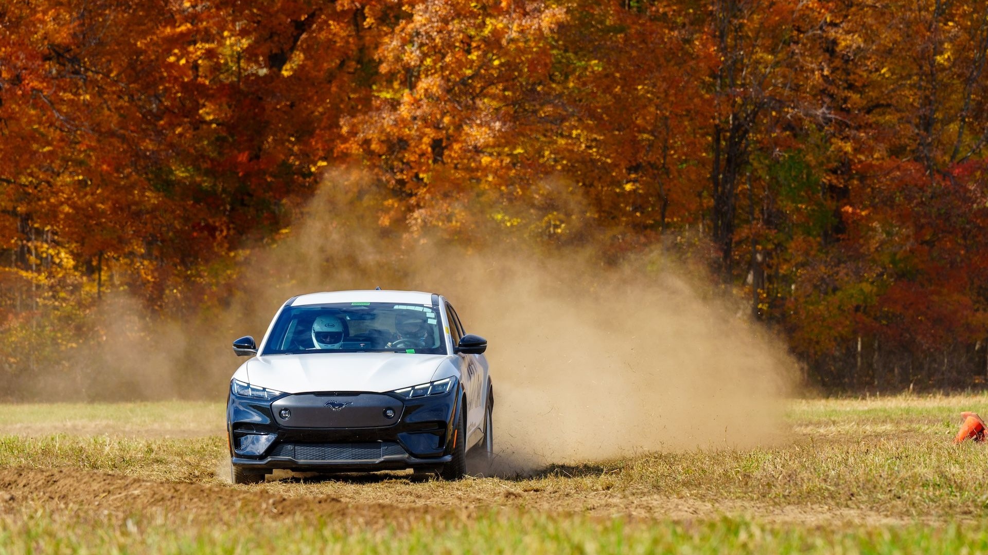 A Ford Mustang Mach-E Rally dominated an SCCA RallyCross