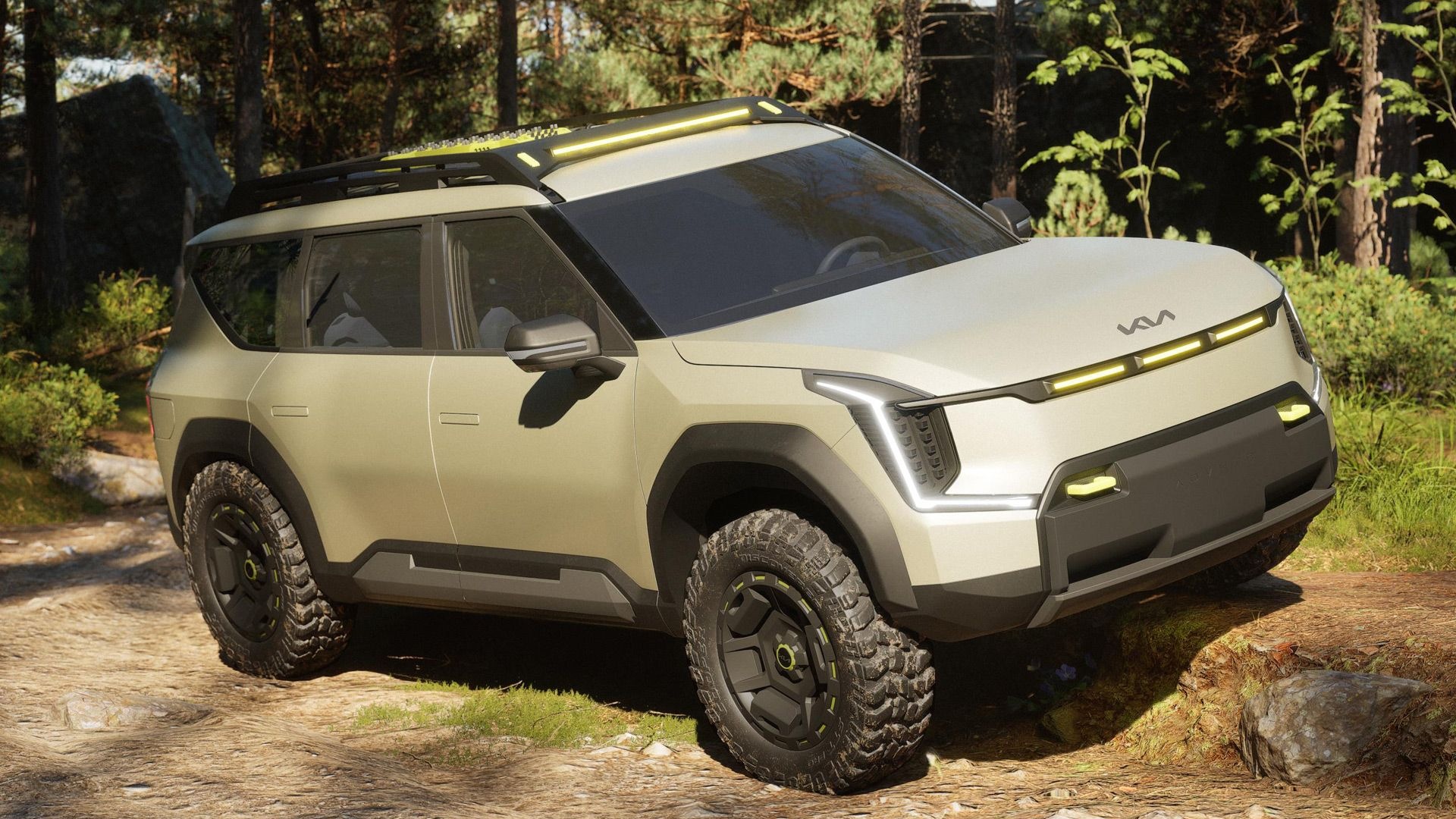 Kia presents rugged EV9 and PV5 EV concepts at 2024 SEMA show