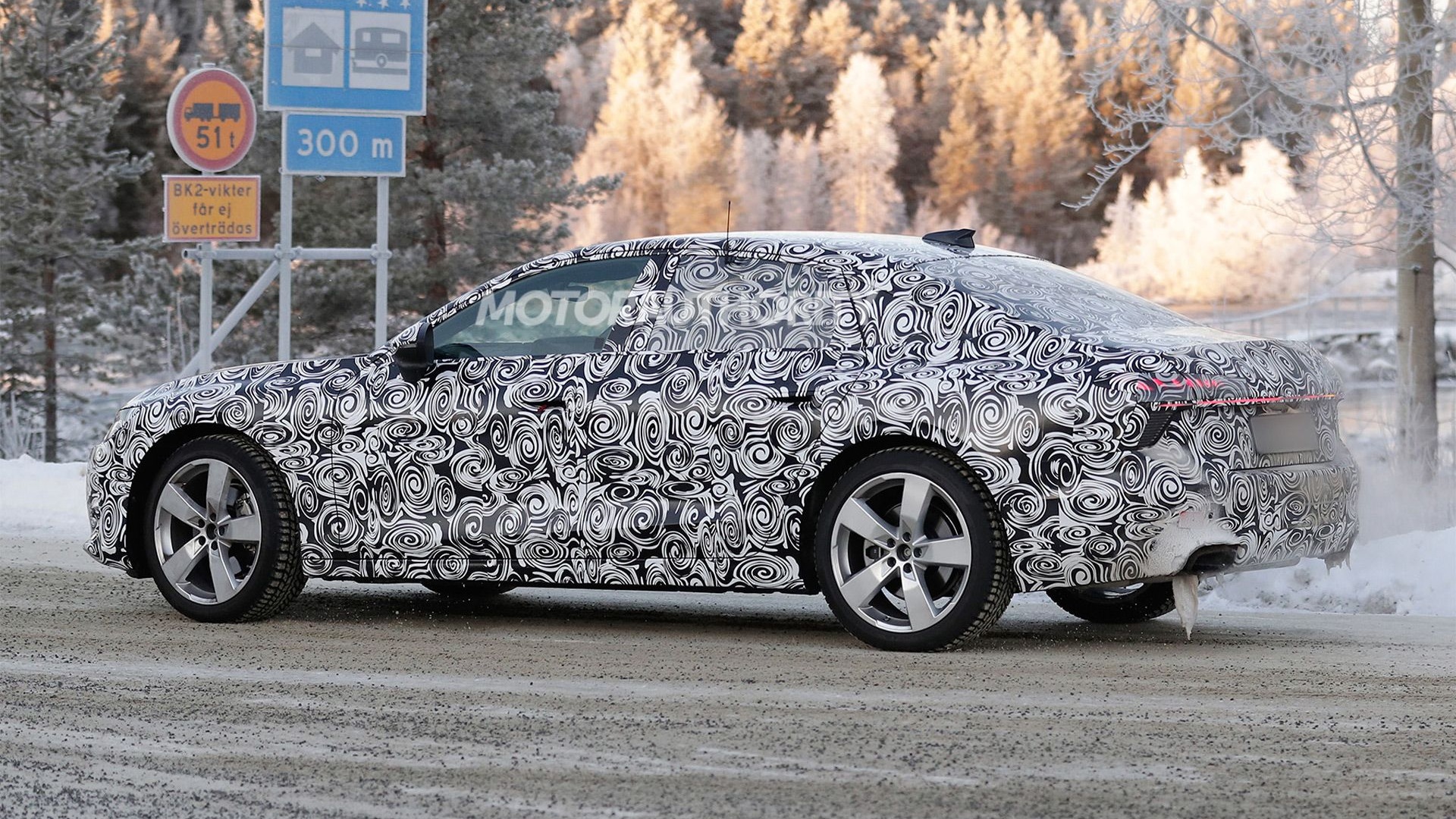 2026 Audi A7 sedan spied again