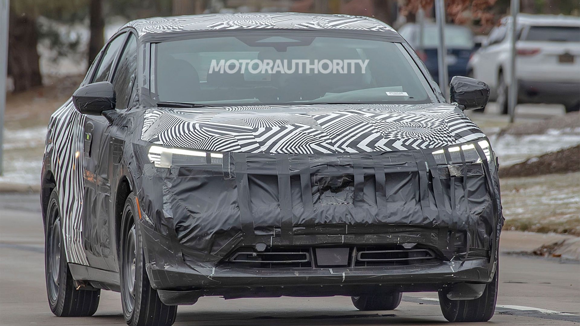 2026 Nissan Leaf spied with crossover body