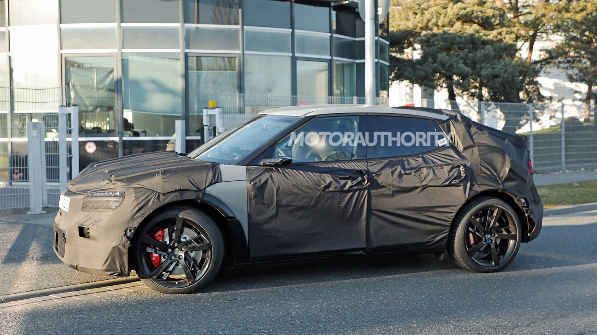 2026 Genesis GV60 Magma caught on video