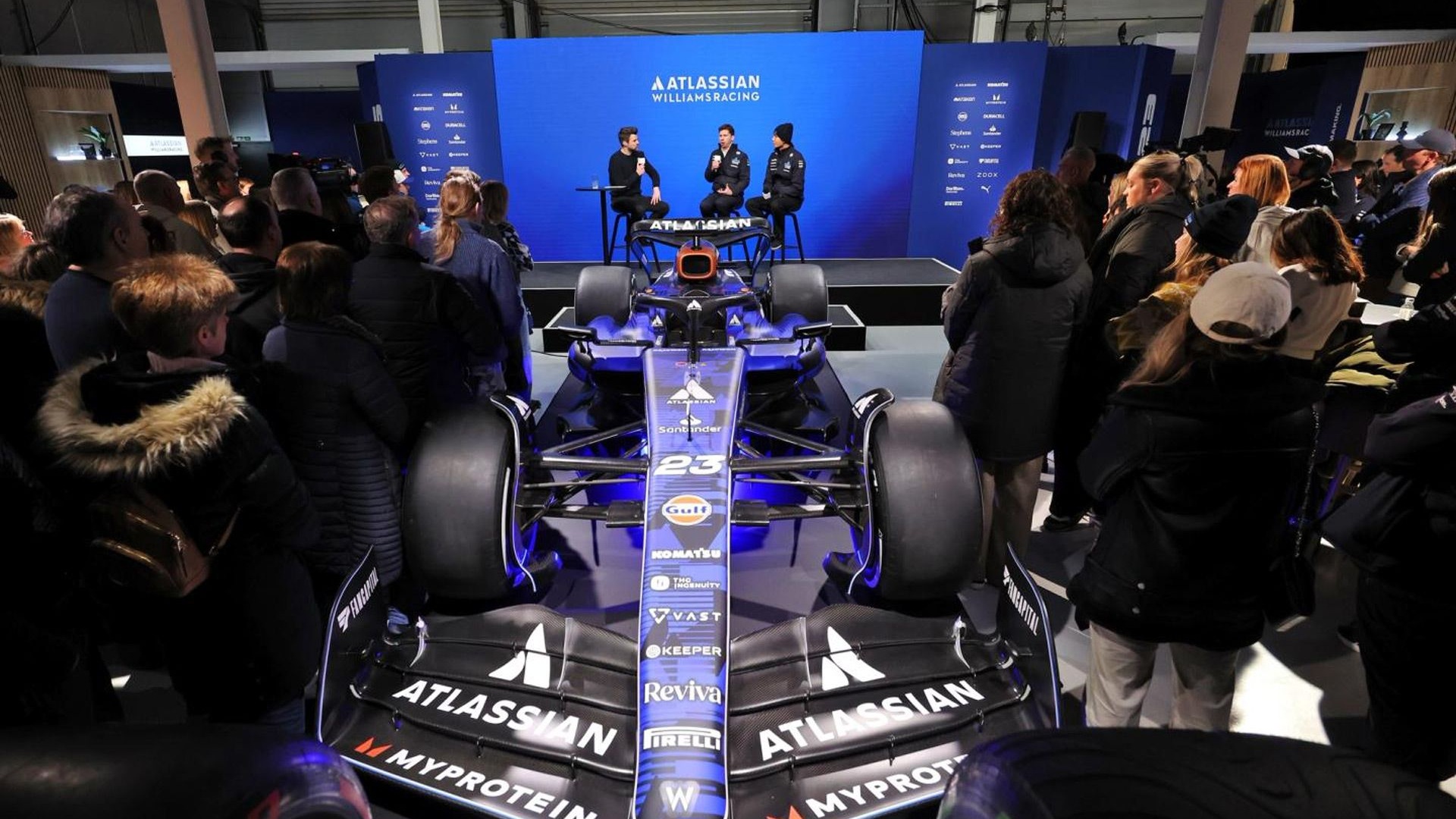 2025 Williams FW47 F1 car conducts shakedown at Silverstone