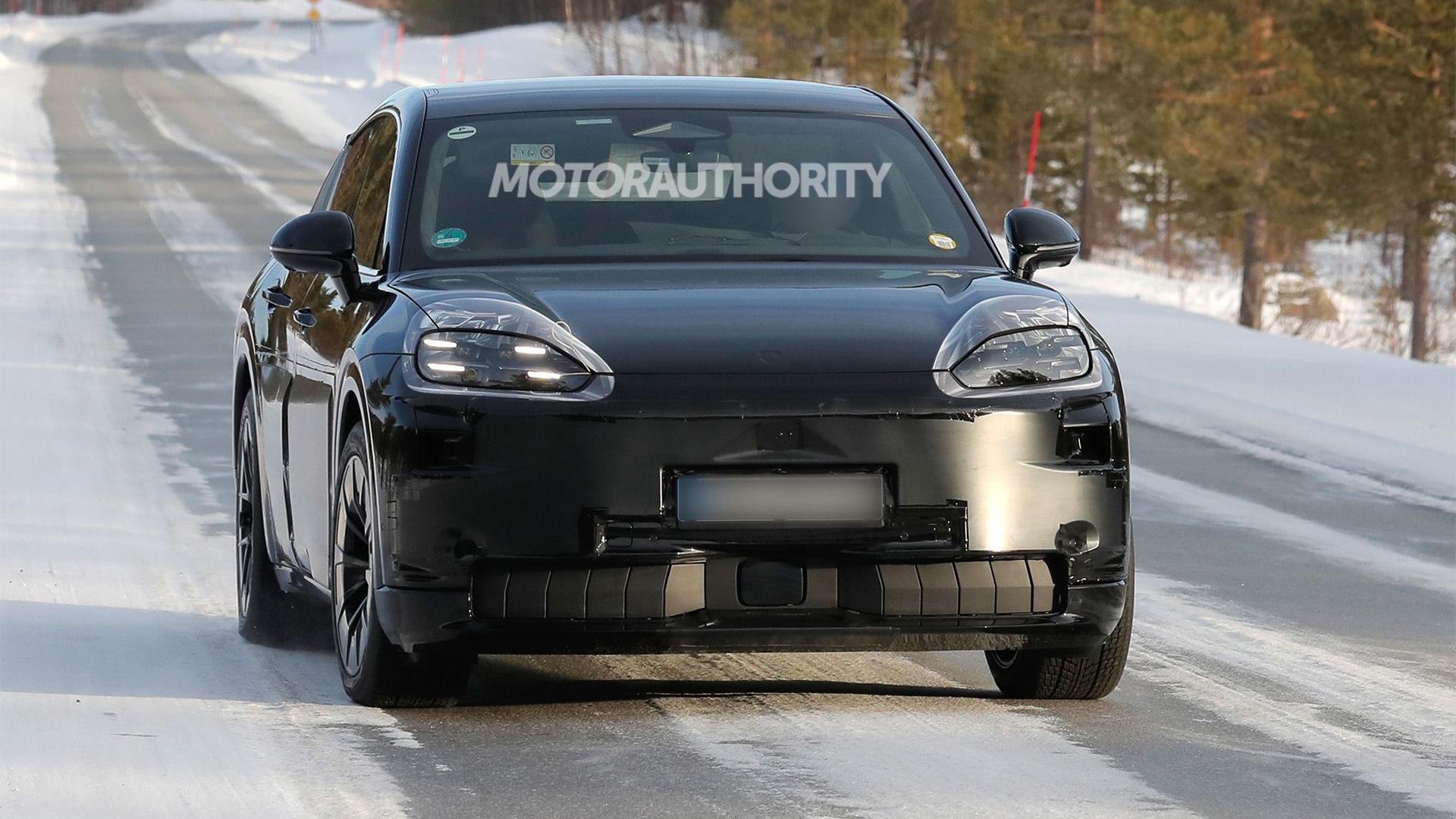 2028 Porsche Cayenne Coupe EV spied with new details