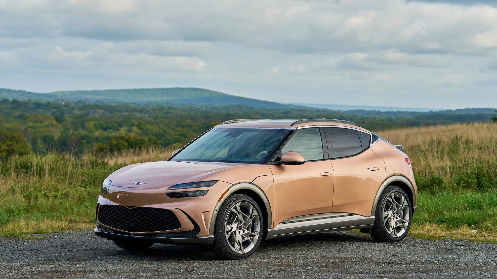 2026 Genesis GV60 Magma caught on video