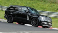 2026 Range Rover Electric spied at the 'Ring
