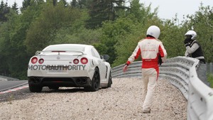 2013 Nissan GT-R Crashes On The Nürburgring