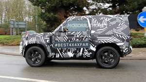 2020 Land Rover Defender 3-door spy shots and video