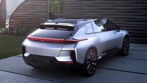 Faraday Future shows off FF91 video-call capability ahead of SPAC and claimed 2022 arrival