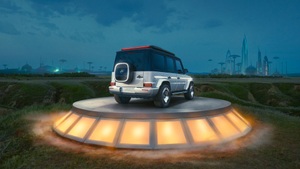 Mercedes CEO shows off electric G-Class' G-Turn maneuver