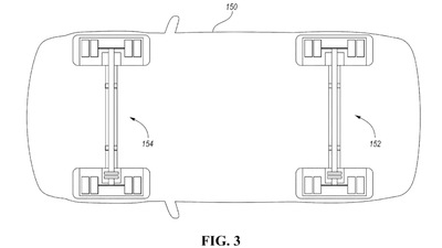 Ford patents solid axle with hub motors for EVs
