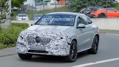 2027 Mercedes-AMG GLE 53 Coupe spied with updates
